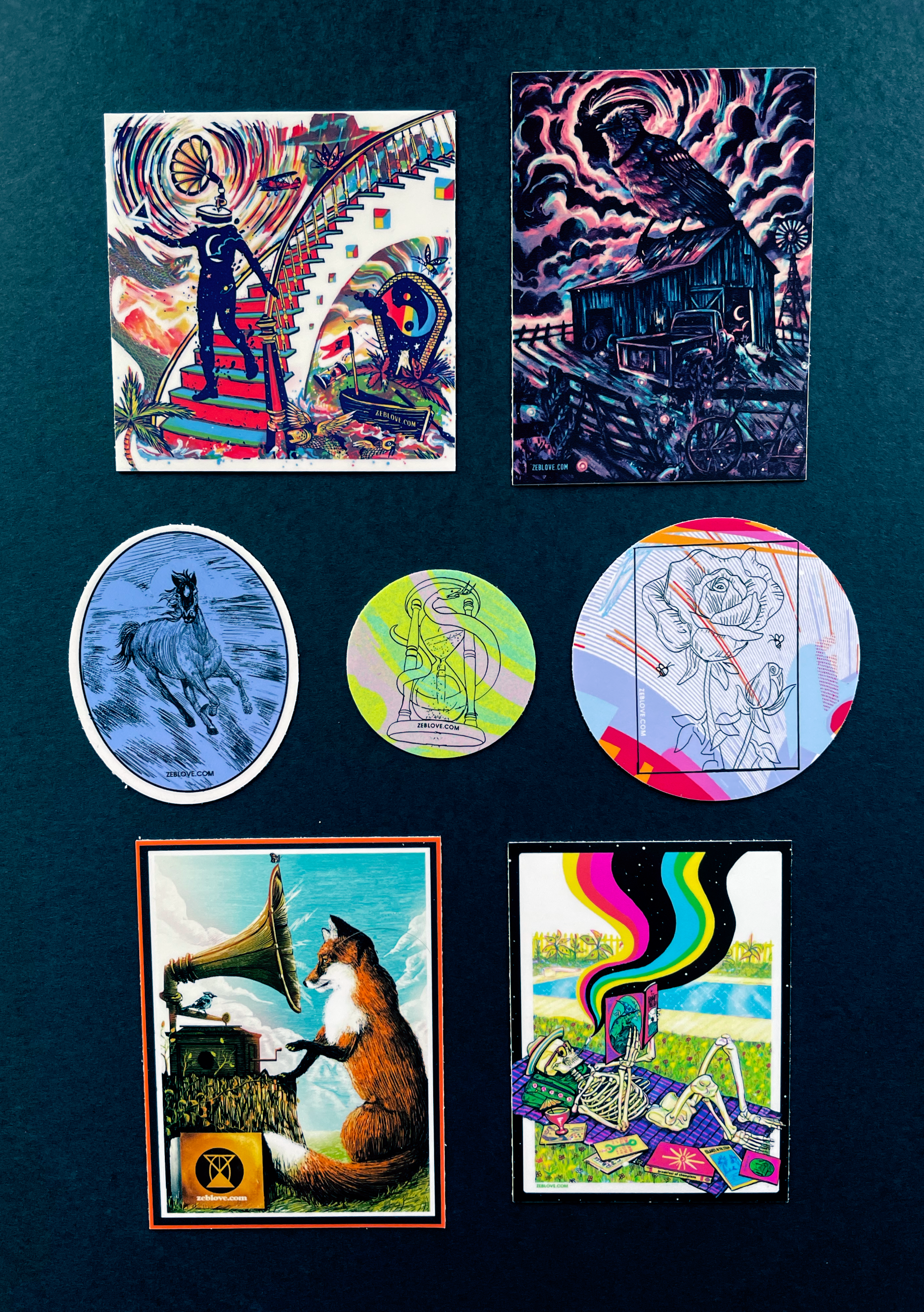 Seven Stickers / Pack – Zeb Love